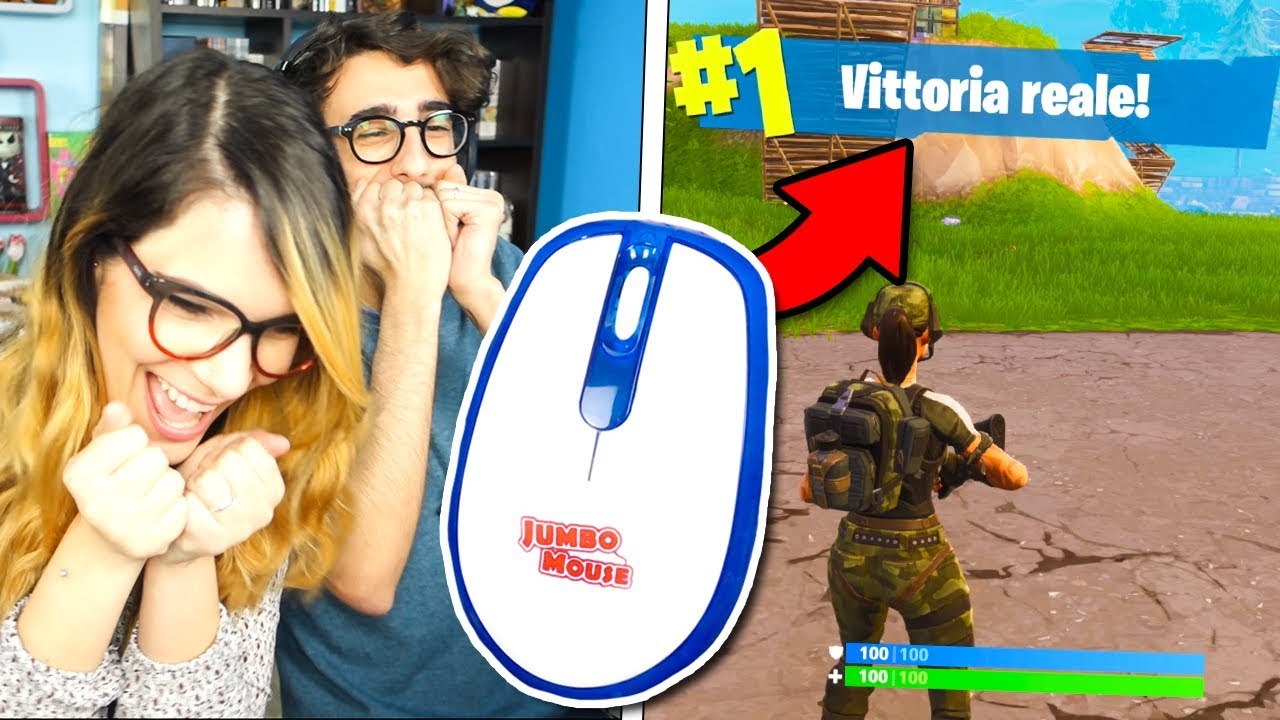 VITTORIA EPICA CON IL MOUSE ENORME!! - Fortnite - YouTube