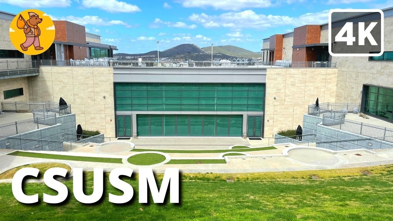 4K CSUSM Campus Walking Tour | San Diego CA | 🔊 Binaural Sound - YouTube
