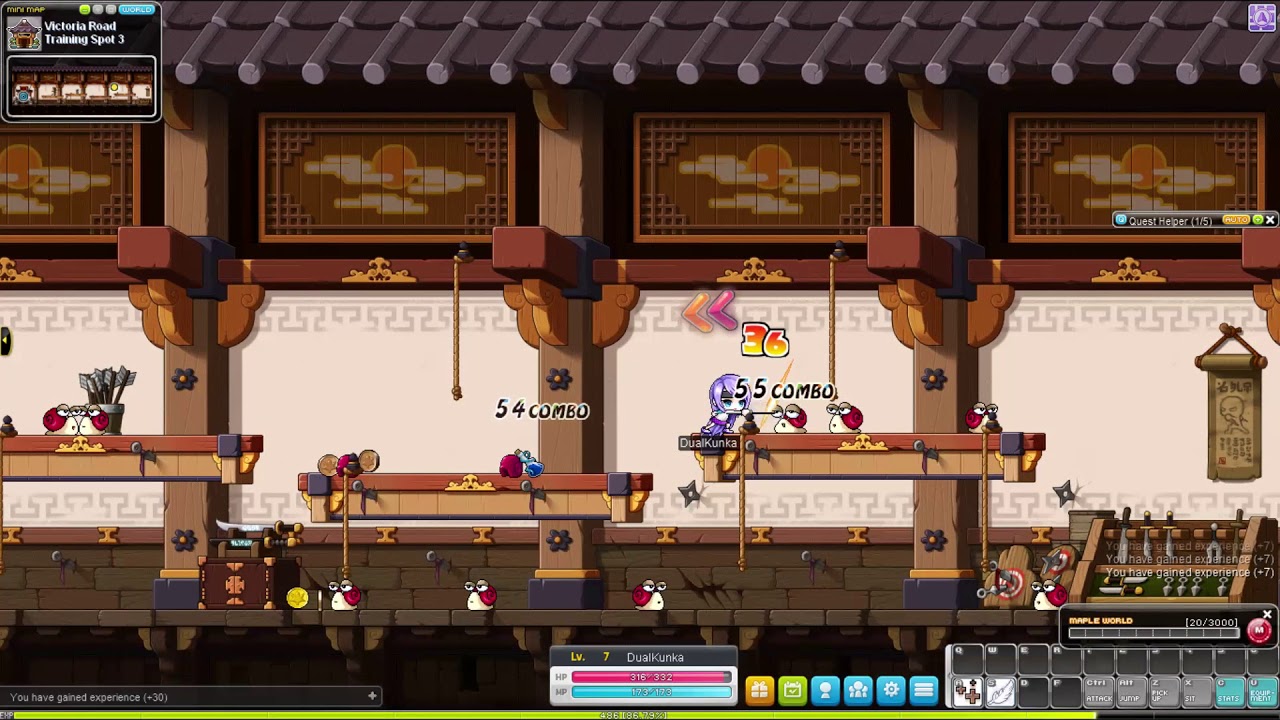 MapleStory Reboot - 2018 - Dual Blade - #3 Red Snail - YouTube