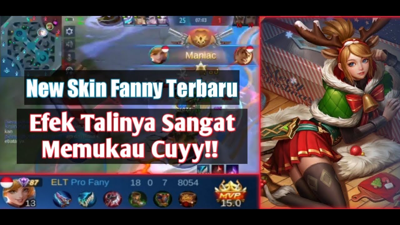 Kekuatan Skin Fanny Terbaru...Skill Fanny gua makin menggila cuyy ...