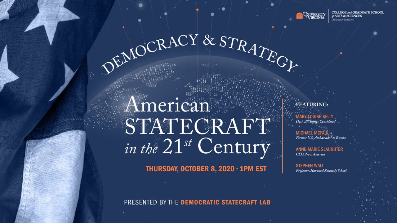 Democracy & strategy: American statecraft in the 21st century - YouTube