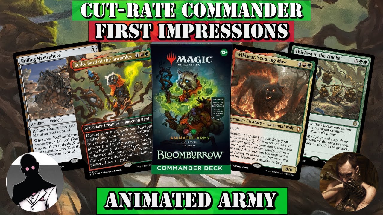 Cut-Rate Commander | Precon First Impressions | Animated Army - YouTube