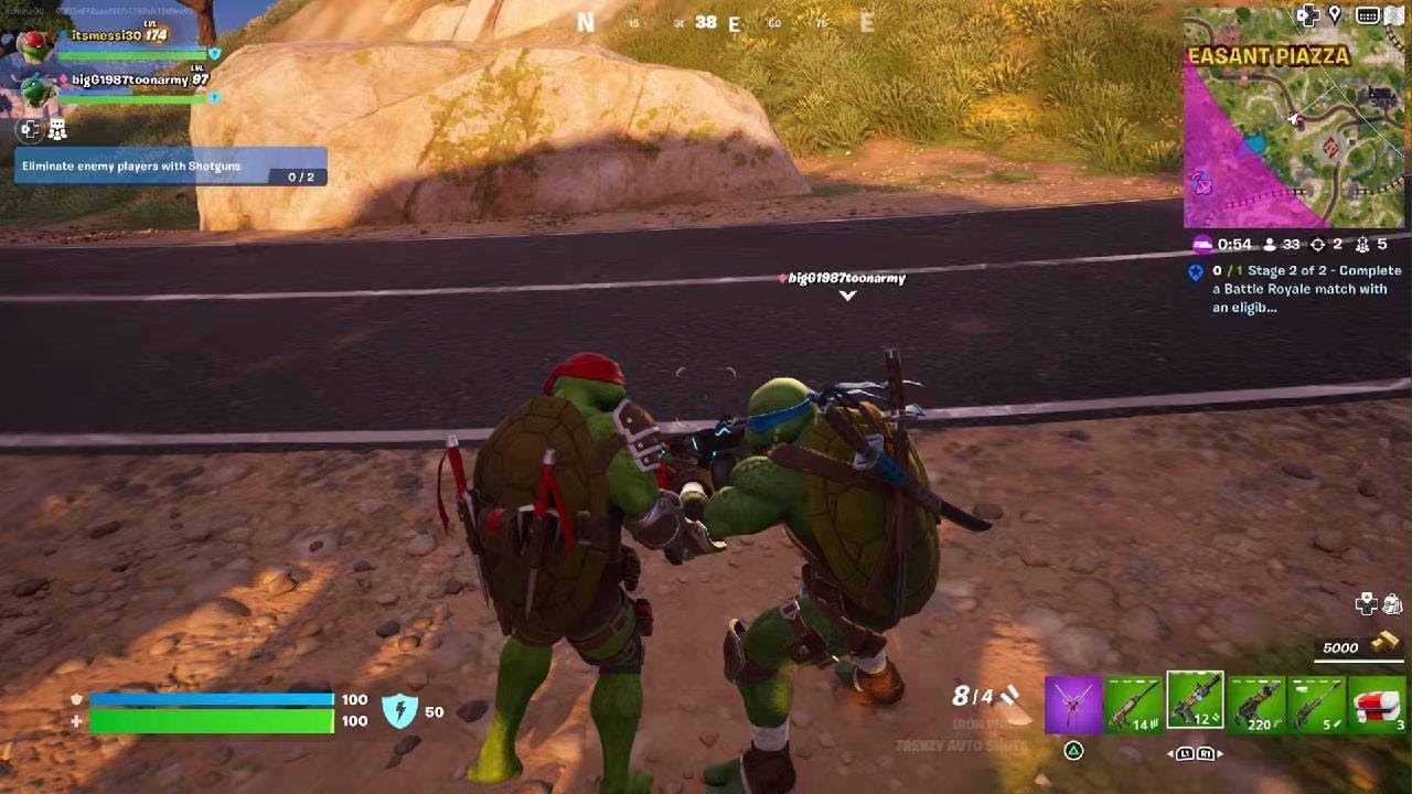 Fortnite x TMNT Raphael gampley - YouTube