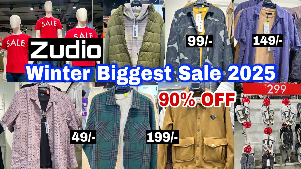 ZUDIO New Year Sale 2025 || Starting at 49/- || Zudio Winter Sale ...