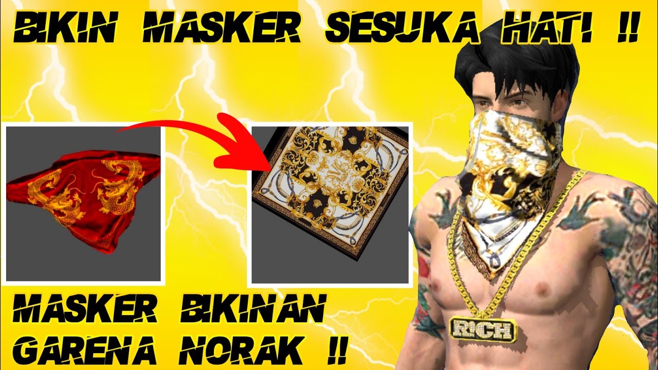 BIKIN MASKER FF SENDIRI !! LEBIH KEREN DARI BIKINAN GARENA !! - YouTube