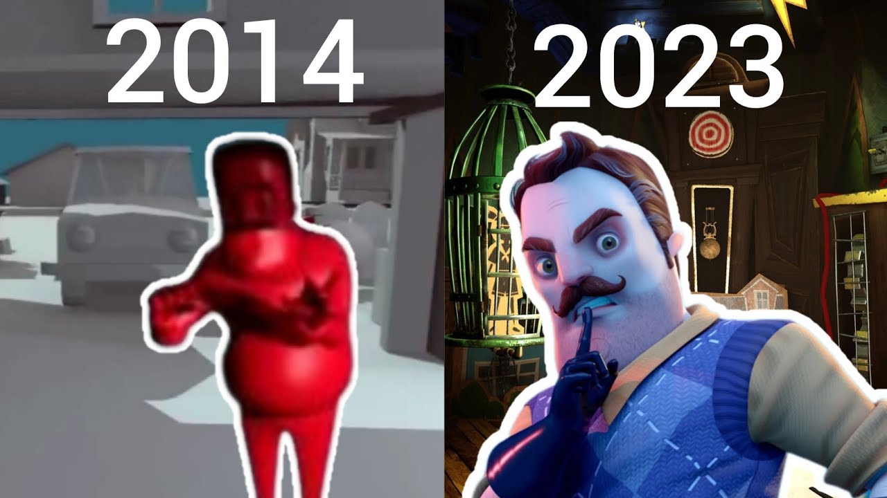 Evolution of hello neighbor(2014-2023) - YouTube