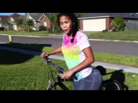 big booty Judy trying to ride a bike with her DONK