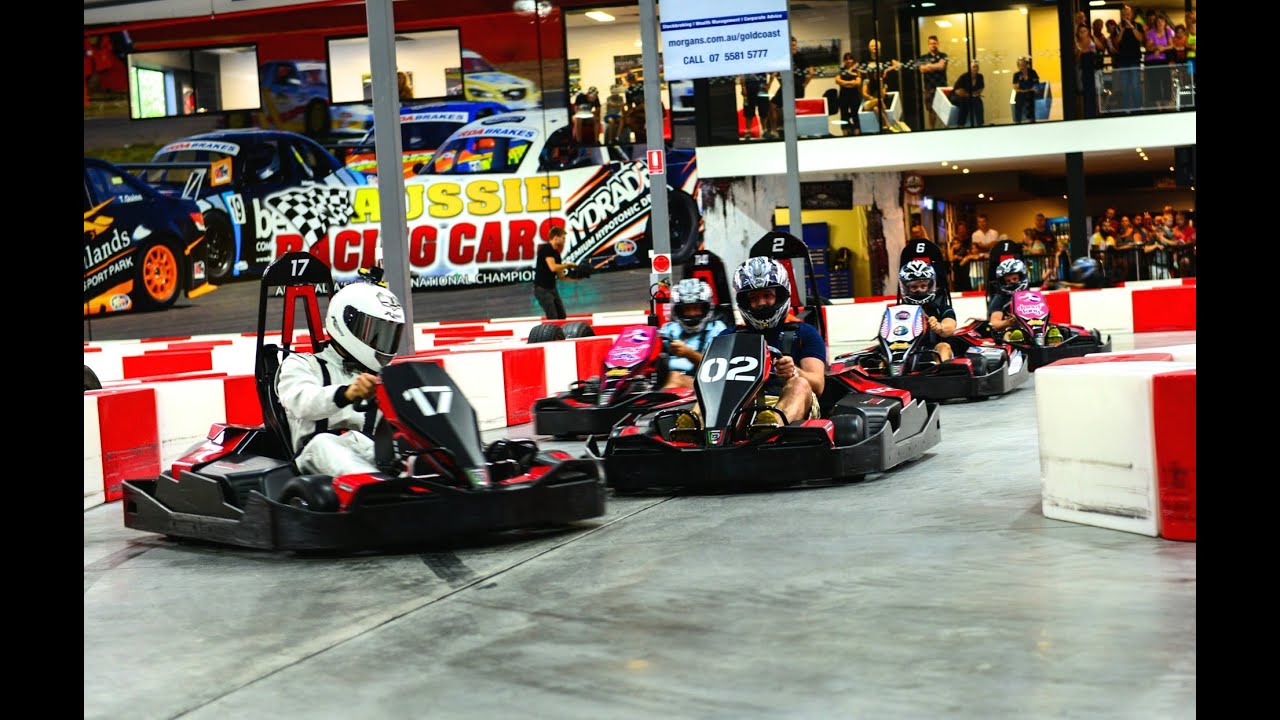 Game Over Gold Coast - Celebrity Go Kart Race - YouTube