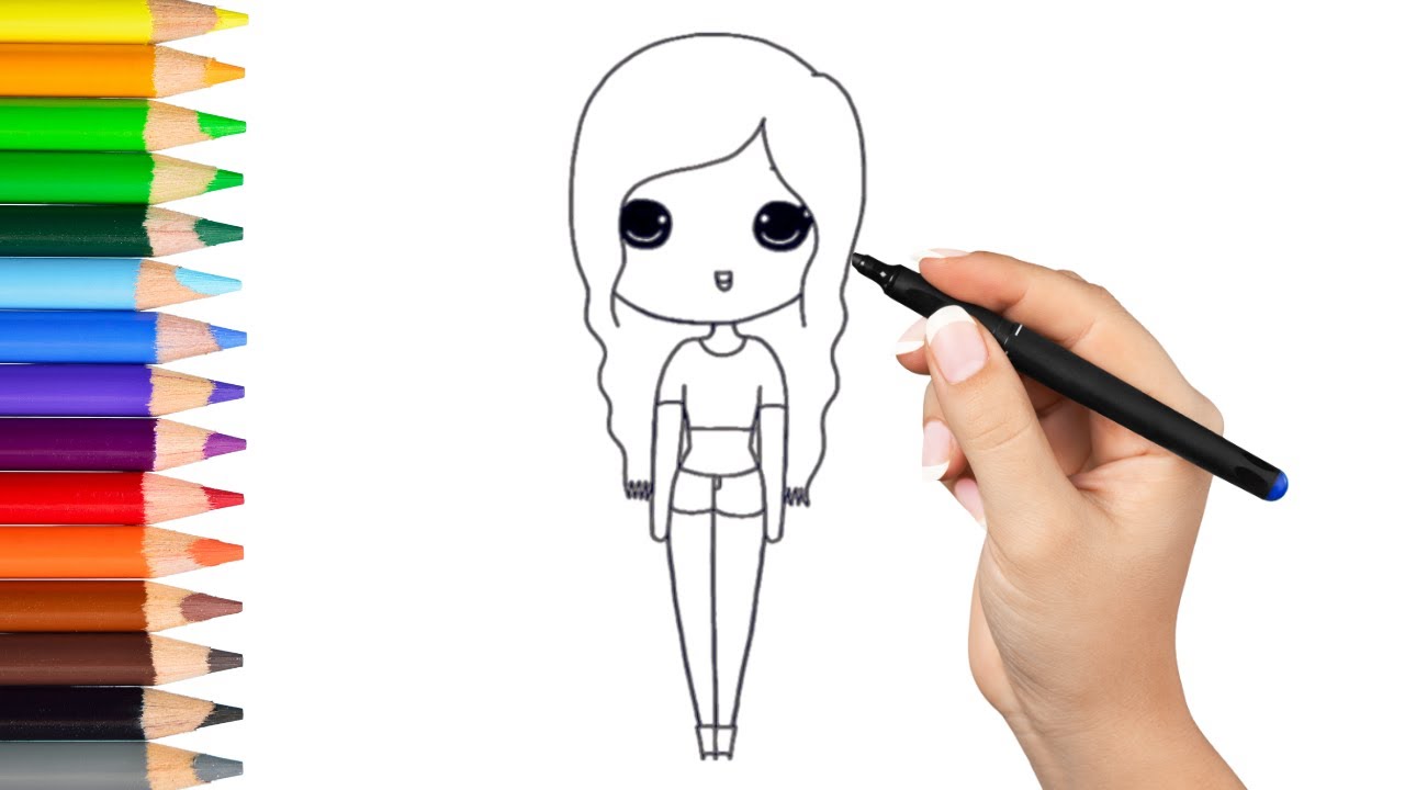 How to Draw a Doll from Scratch: Step-by-Step Tutorial - YouTube