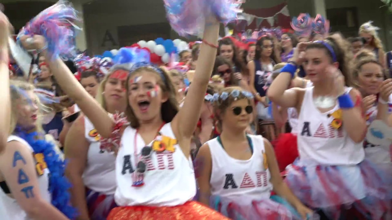 LSU Alpha Delta Pi Bid Day 2017 - YouTube