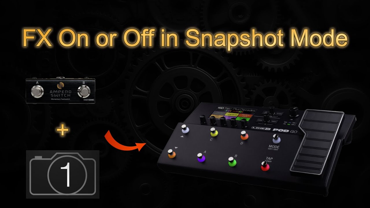 How To Bypass FX Blocks on POD GO in SNAPSHOT Mode - YouTube