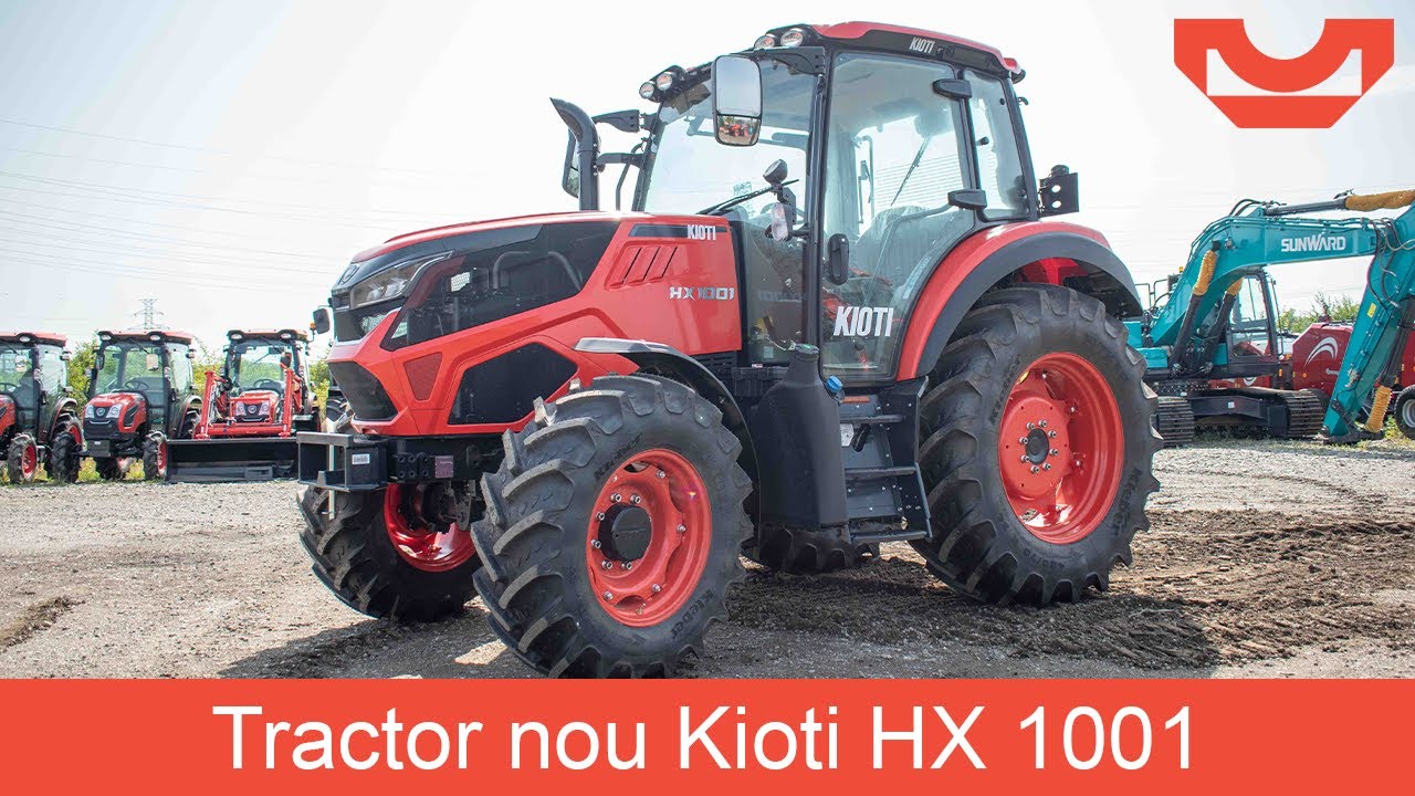 Prezentare tractor nou Kioti HX 1001 - YouTube
