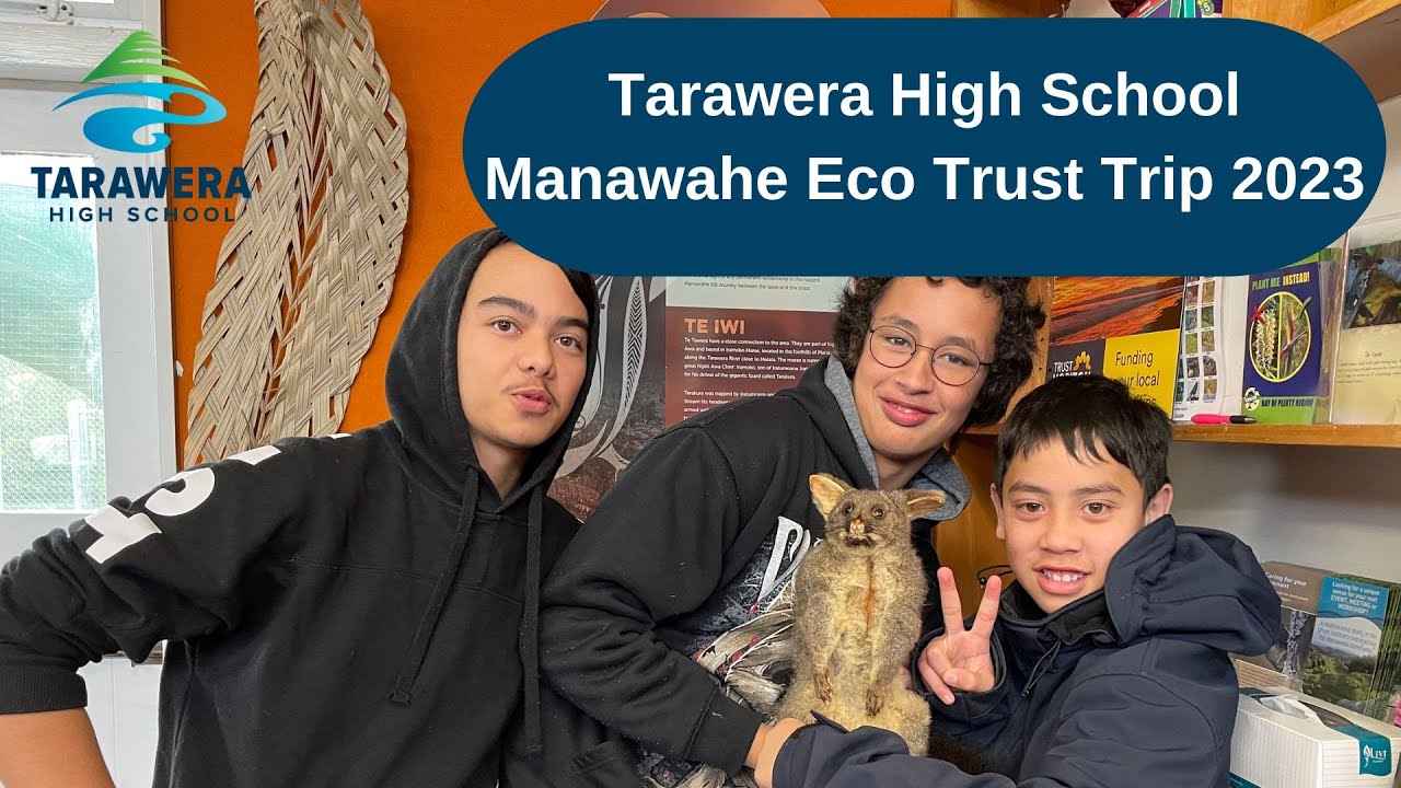 Tarawera High School - Year 9/10 - Manawahe Eco Trust Trip 2023 - YouTube