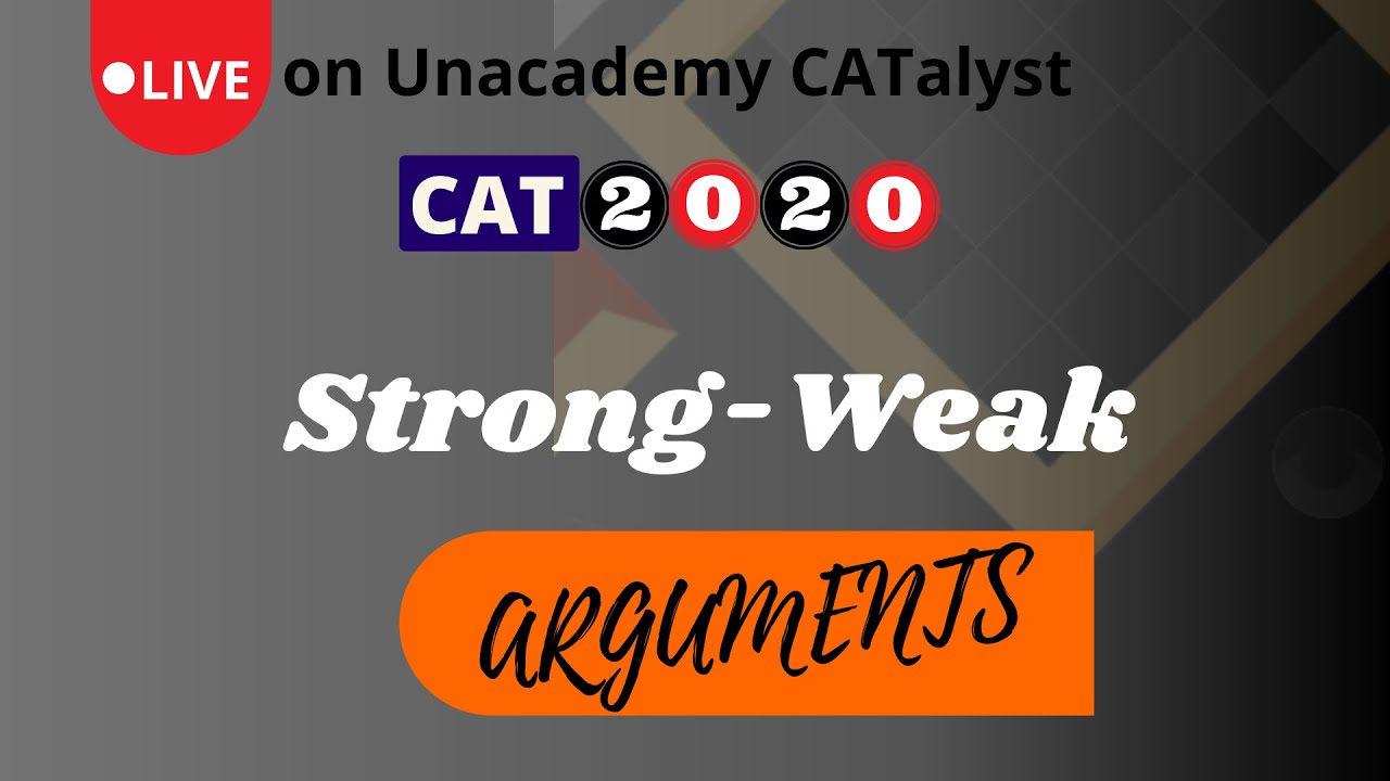 Fallacies & Strong Weak Argument | By Bhagyasree Ghosh LIVE on Unacdemy ...