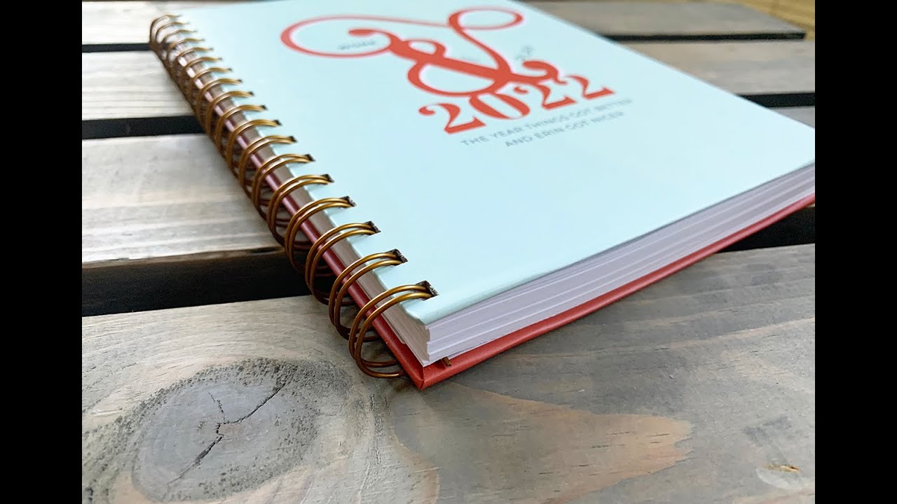 How We Make Custom Printed Planners - YouTube