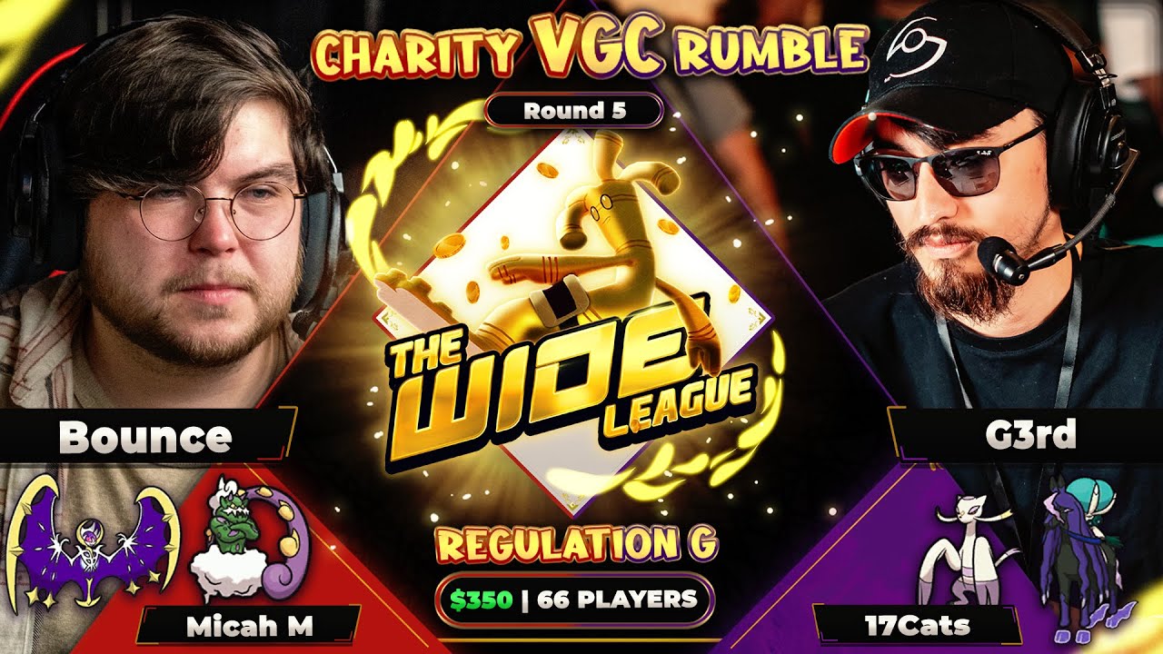 The Wide League Charity Pokemon VGC Tournament Round 5 - YouTube