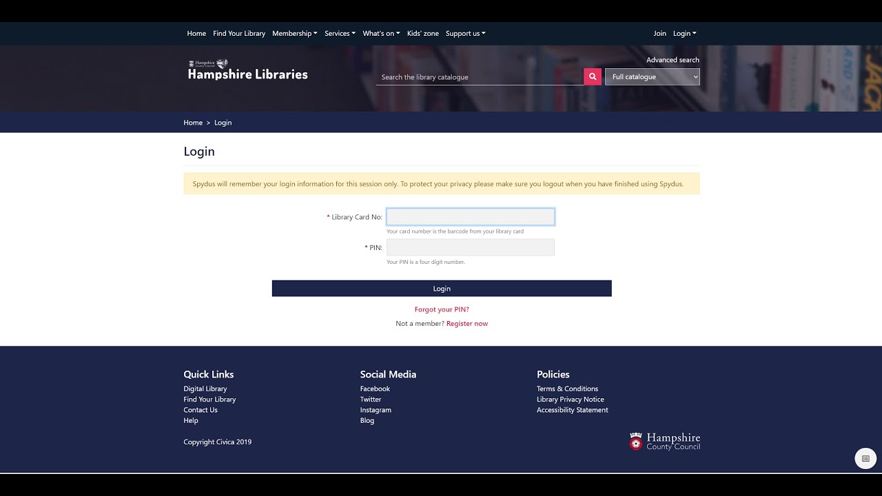 How to re-register your expired library account - YouTube