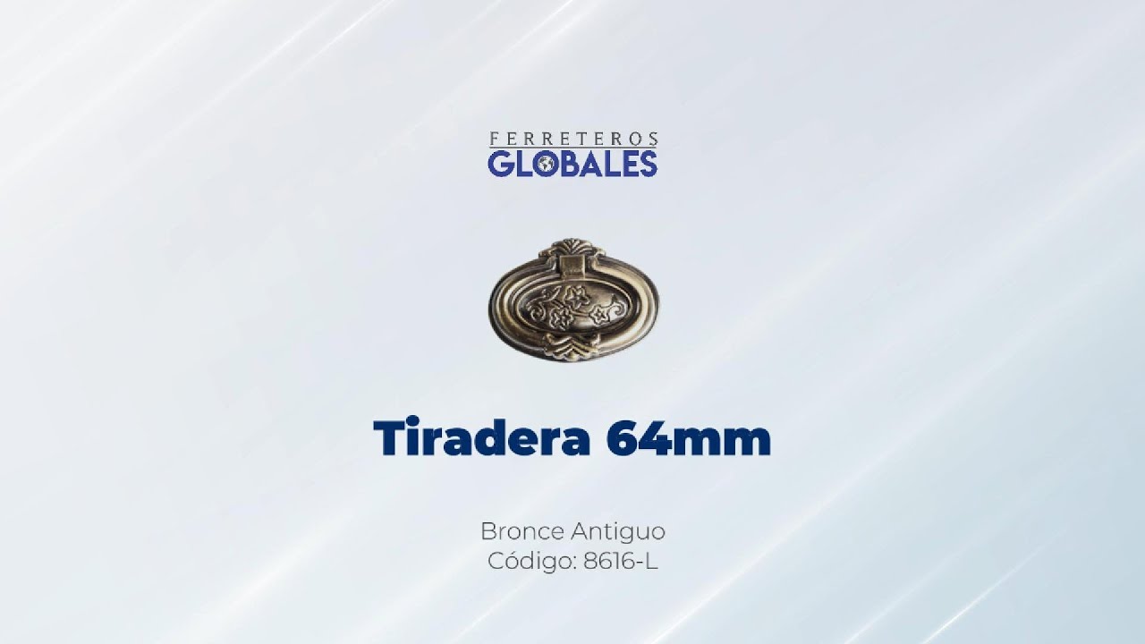 Instalación de Tiradera 64 mm | Ferreteros Globales - YouTube