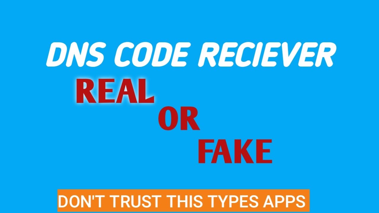 DNS CODE RECIEVER REAL OR FAKE ? //DNS CODE RECIEVER// - YouTube
