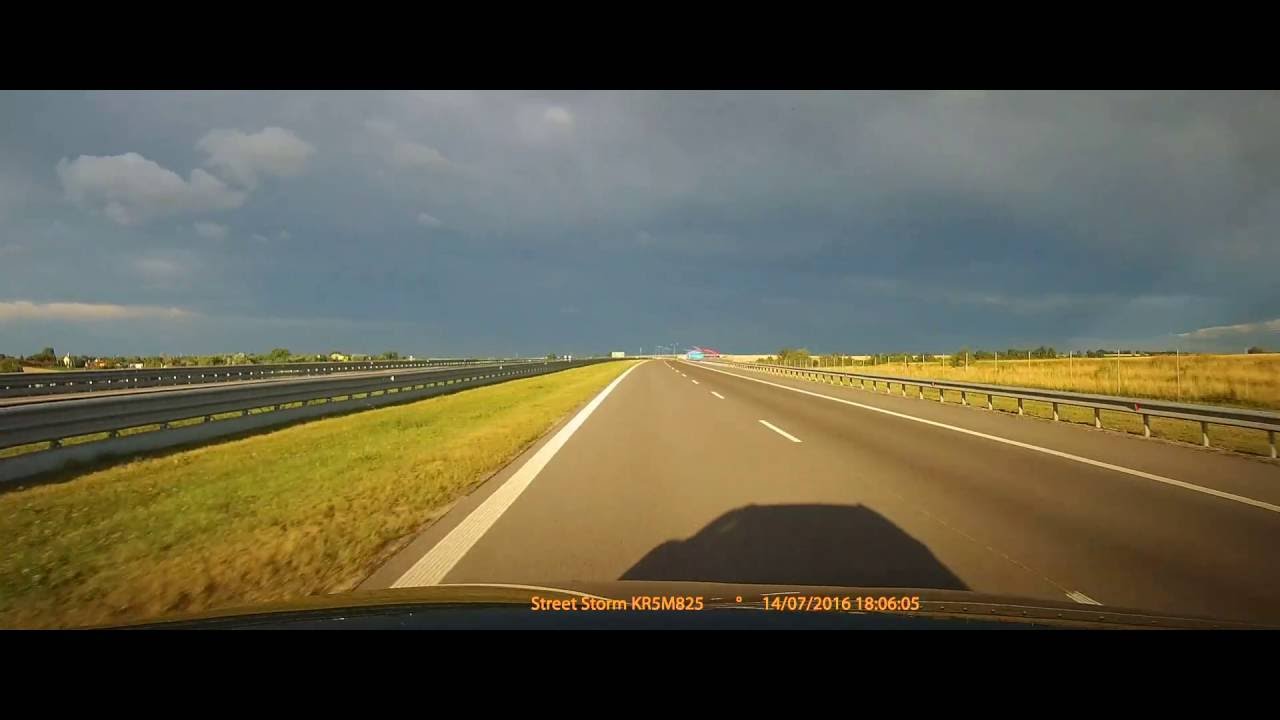 Autostrada A4. Poland - Ukraine Border. Time-lapse 10x speed - YouTube