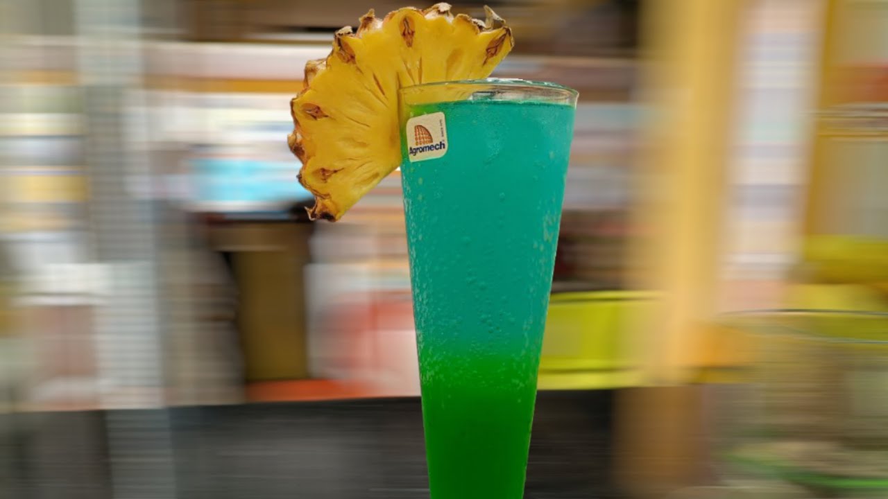 Blue Curacao 2 Layer Mocktail | The Ocean Mocktail | The Mocktail House ...