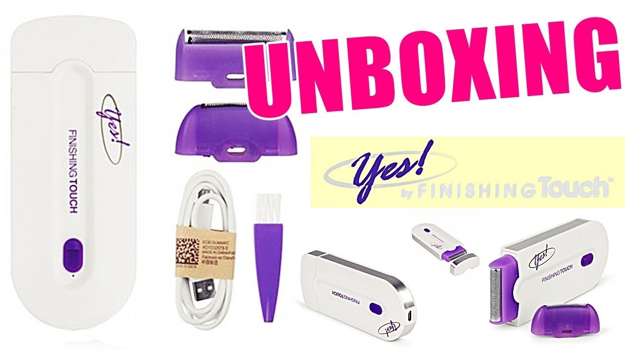 YES FINISHING TOUCH DEPILADOR-BR (UNBOXING) - YouTube