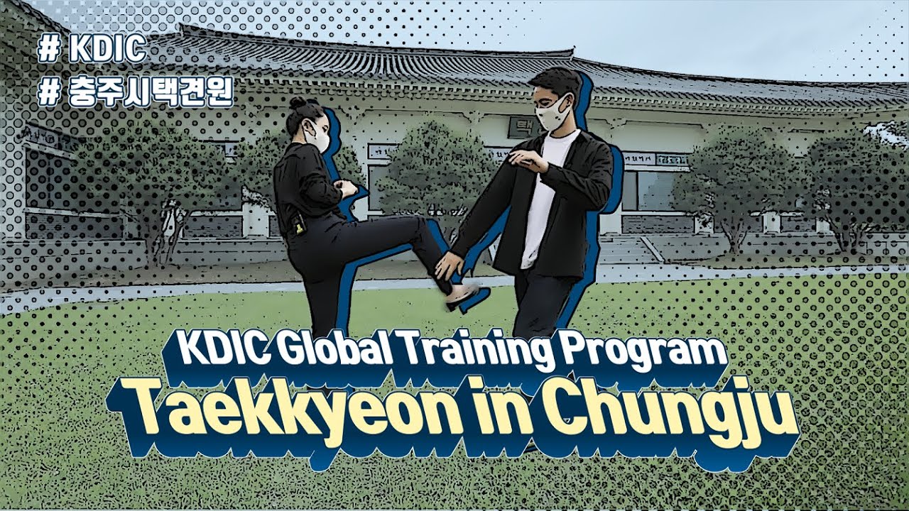KDIC Global Training Program Taekkyeon in Chungju - YouTube