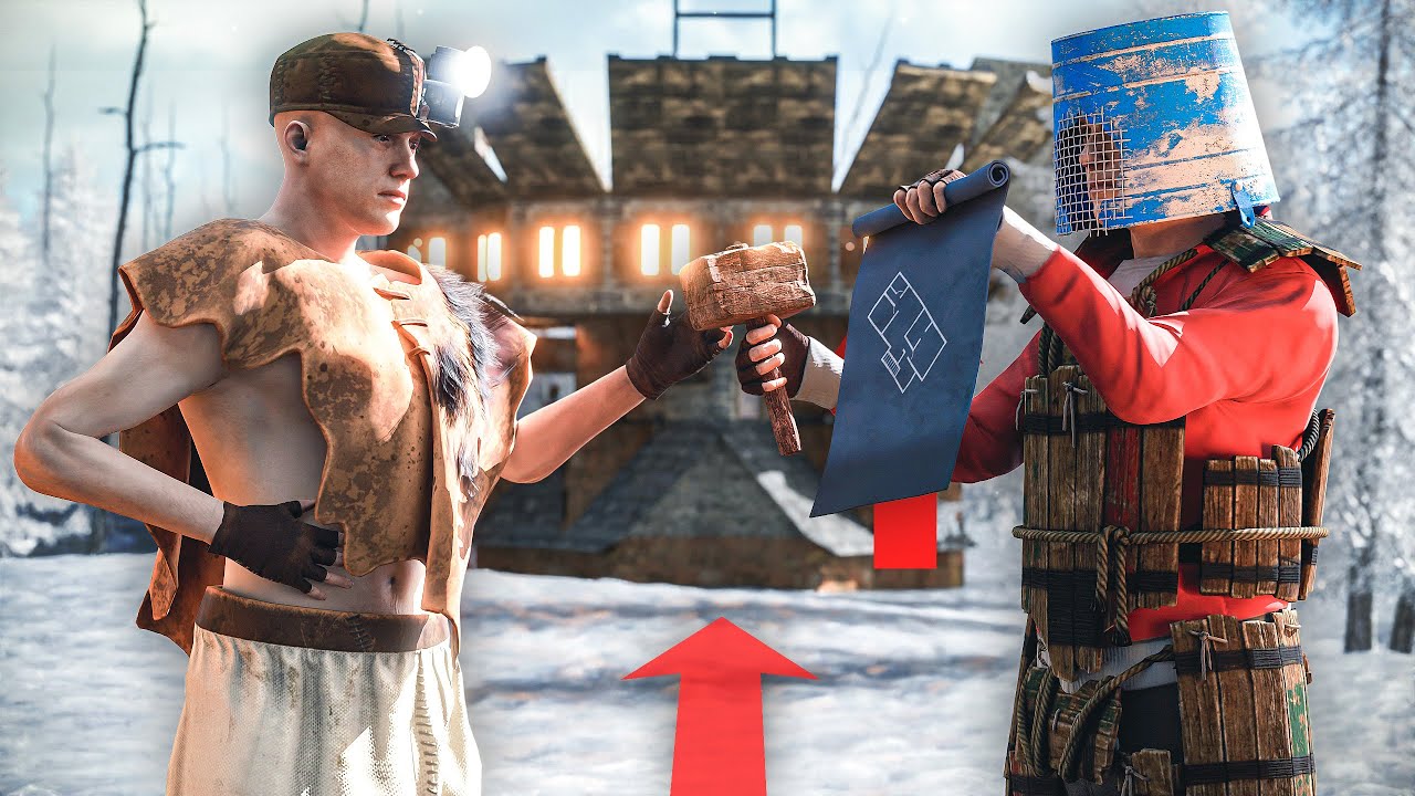 I hired a PRO BUILDER to make my BASE for a wipe - Rust - YouTube