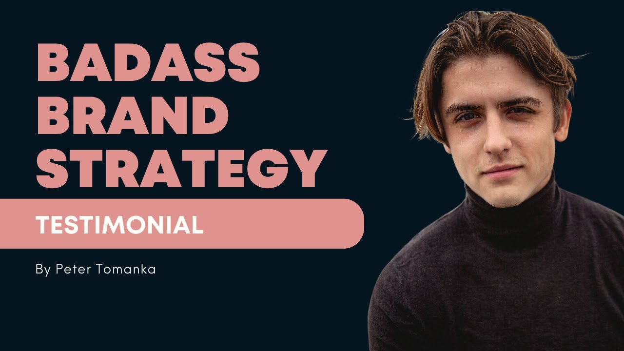Brand Strategy Recommendation - Peter Tomanka - YouTube