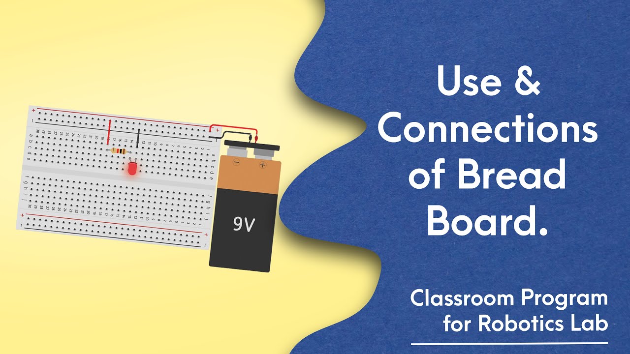 3. Breadboard connection | Jumper wires | How to use Breadboard ? - YouTube