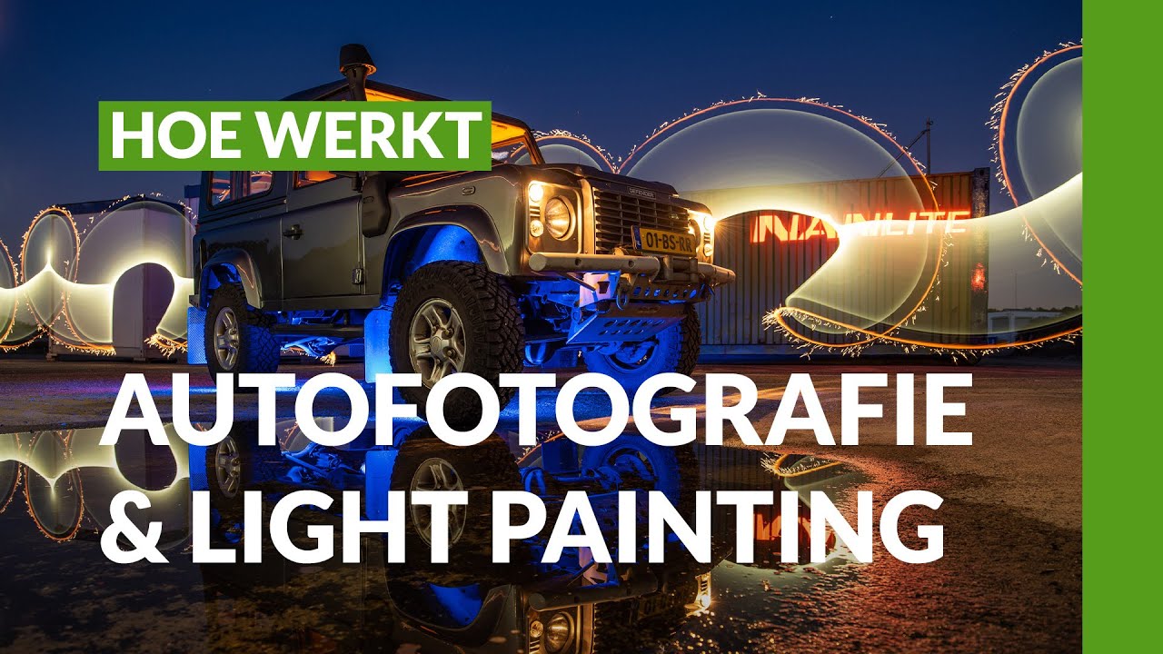 Auto's fotograferen in het donker - light painting ZONDER photoshop ...