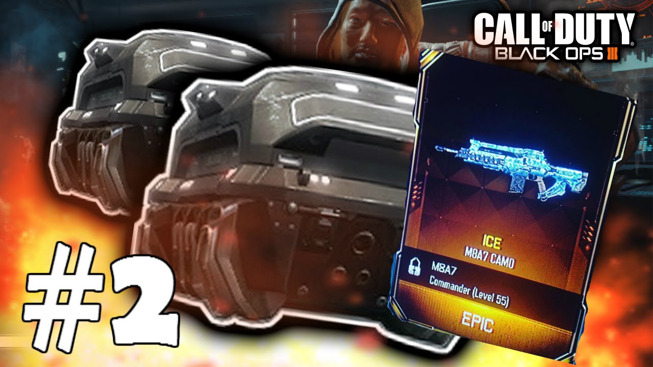 EPIC M8A7 ICE CAMO!!! - 100 Cryptokey Supply Drop Opening #2 (Call of ...