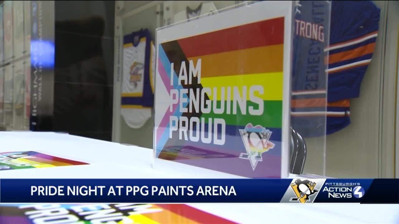 Penguins host annual Pride Game at PPG Paints Arena - YouTube