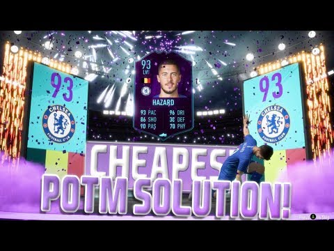 FIFA 19 POTM EDEN HAZARD SBC CHEAPEST SOLUTION! | SQUAD BUILDING ...
