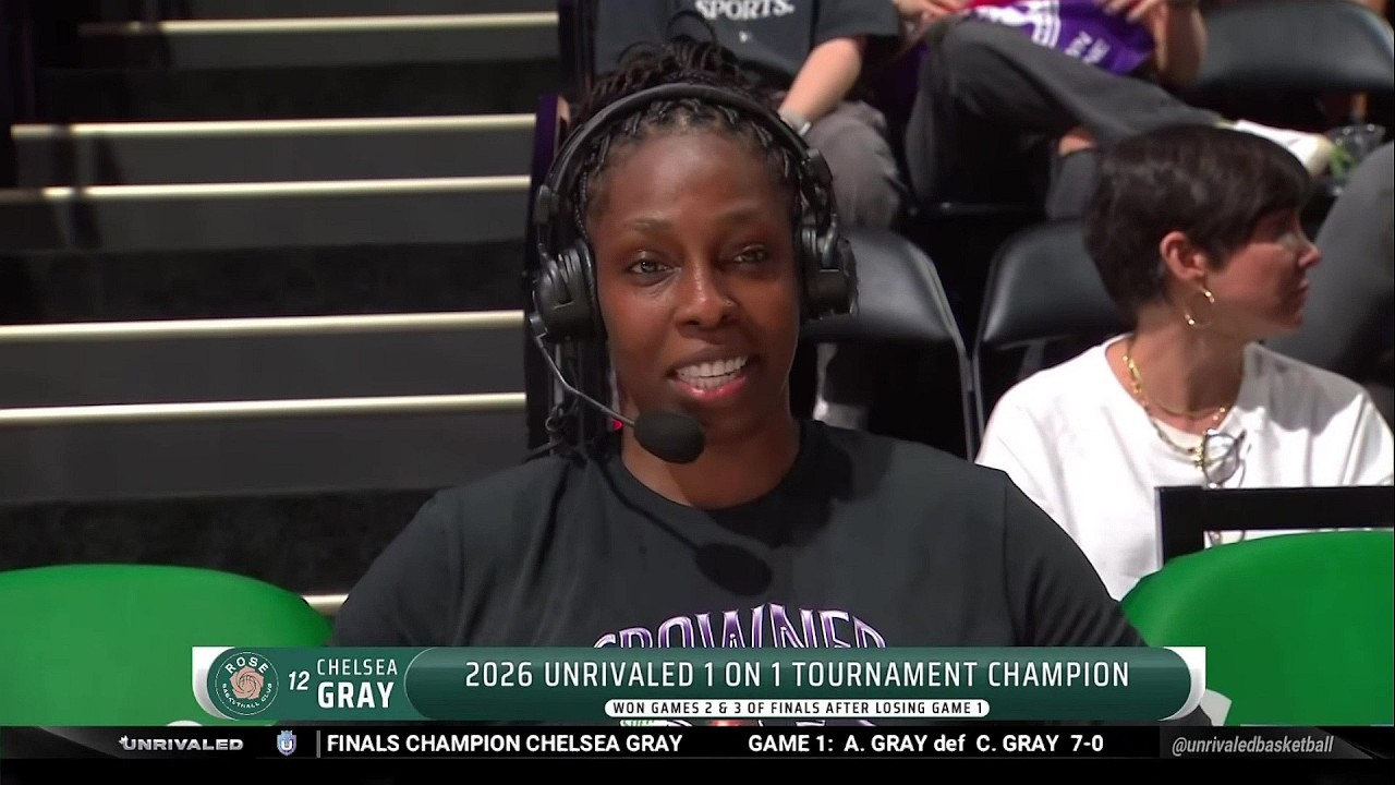 🚨 Chelsea Gray after WINNING $200k 1 on 1 Tournament Championship ...