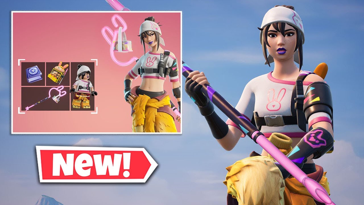 NEW PAWLINE Skin Gameplay In Fortnite! (Cuddle Buns Pack) - YouTube