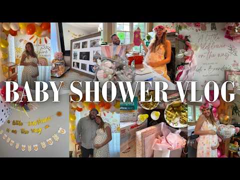 OUR BABY SHOWER VLOG ☀️🍼✨ Celebrating Baby Girl