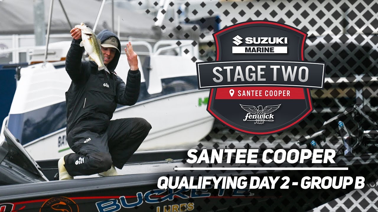 Bass Pro Tour | Stage Two | Santee Cooper | Qualifying Day 2 - Group B ...