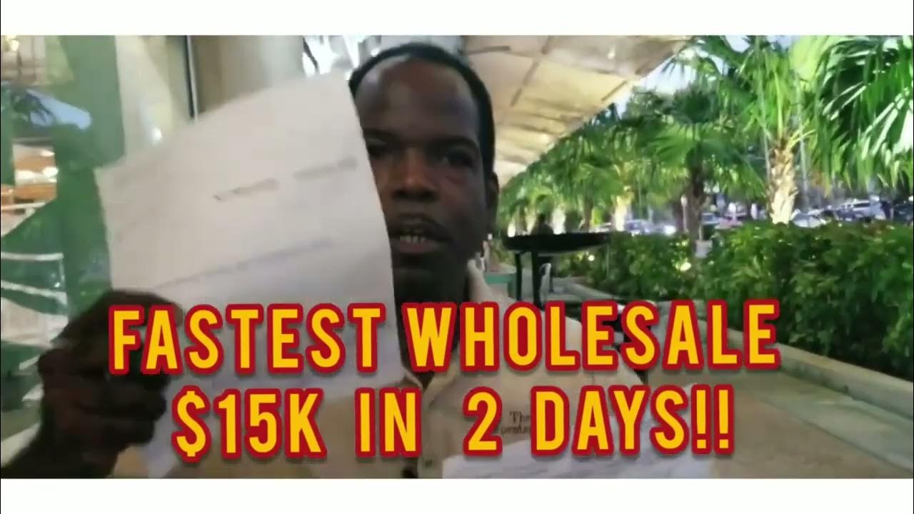 Fastest Wholesale 15k In 2 Days Youtube