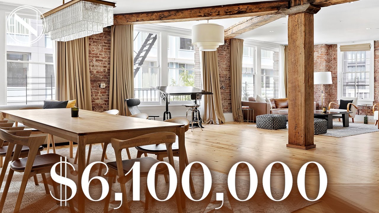 Impeccably Designed Full-Floor SoHo Loft - YouTube