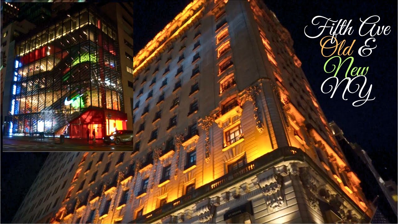 Fifth Ave Old & New Summer Night NY 2024 - YouTube