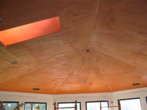 Plaster trowel texture ceiling - YouTube