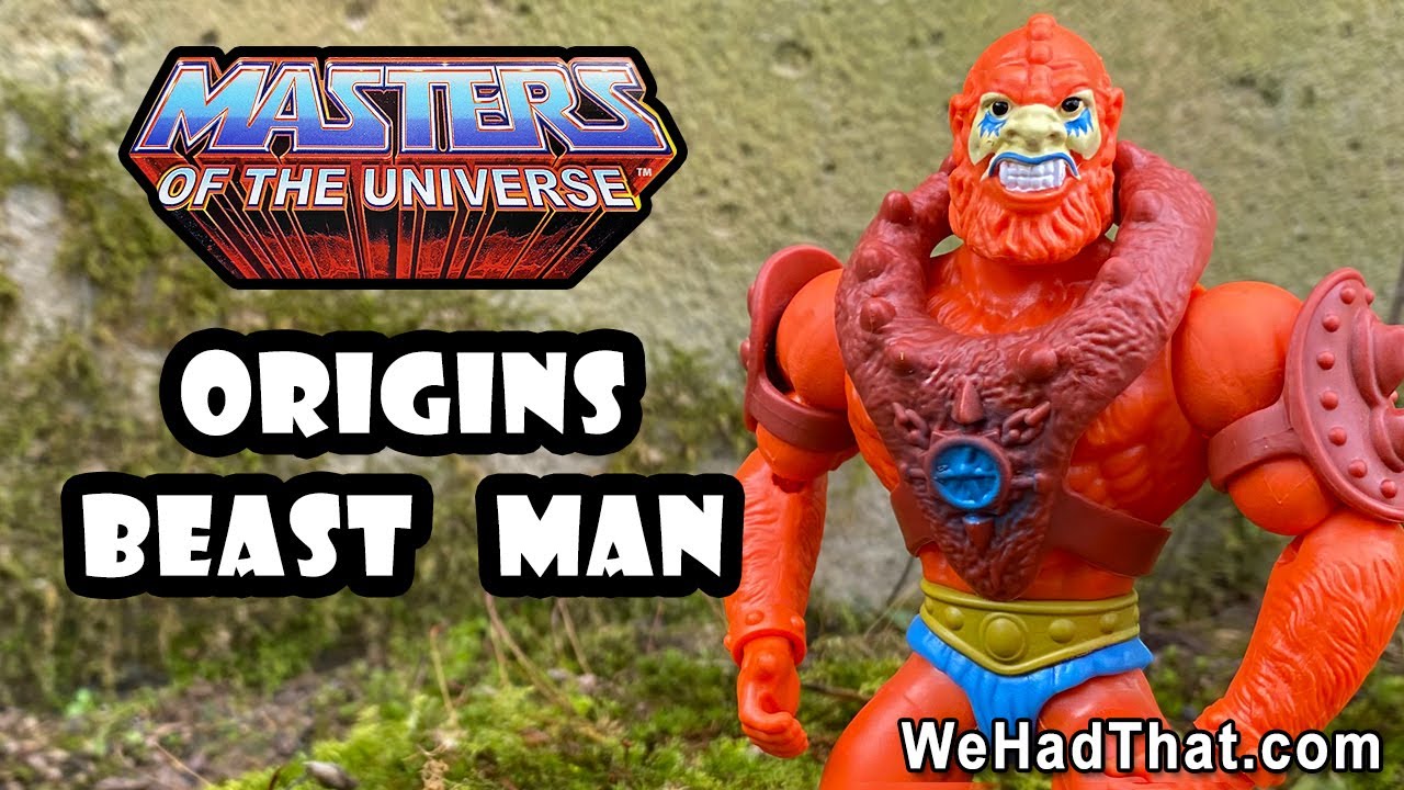 Masters of the Universe Origins Beast Man action figure Review MOTU ...