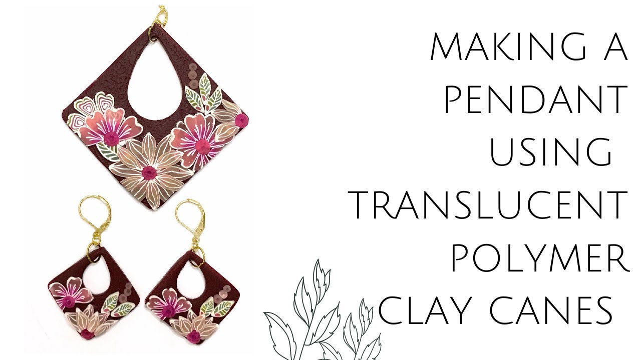 Easy Pendant Tutorial | DIY Polymer Clay Pendant - YouTube