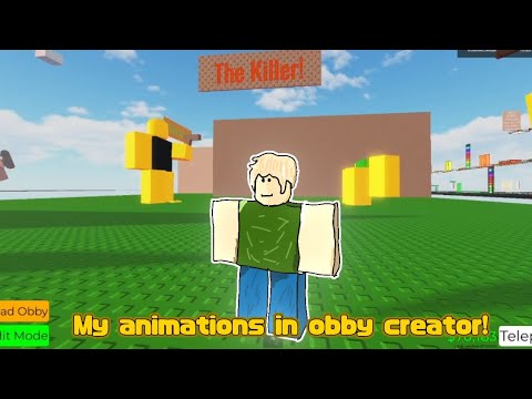 My animations in Obby Creator! - YouTube