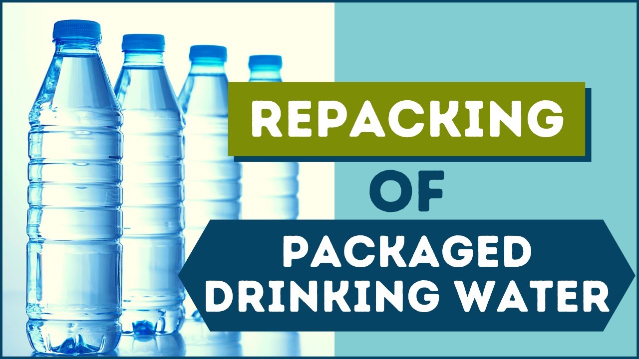 Repacking of Packaged Drinking Water - YouTube