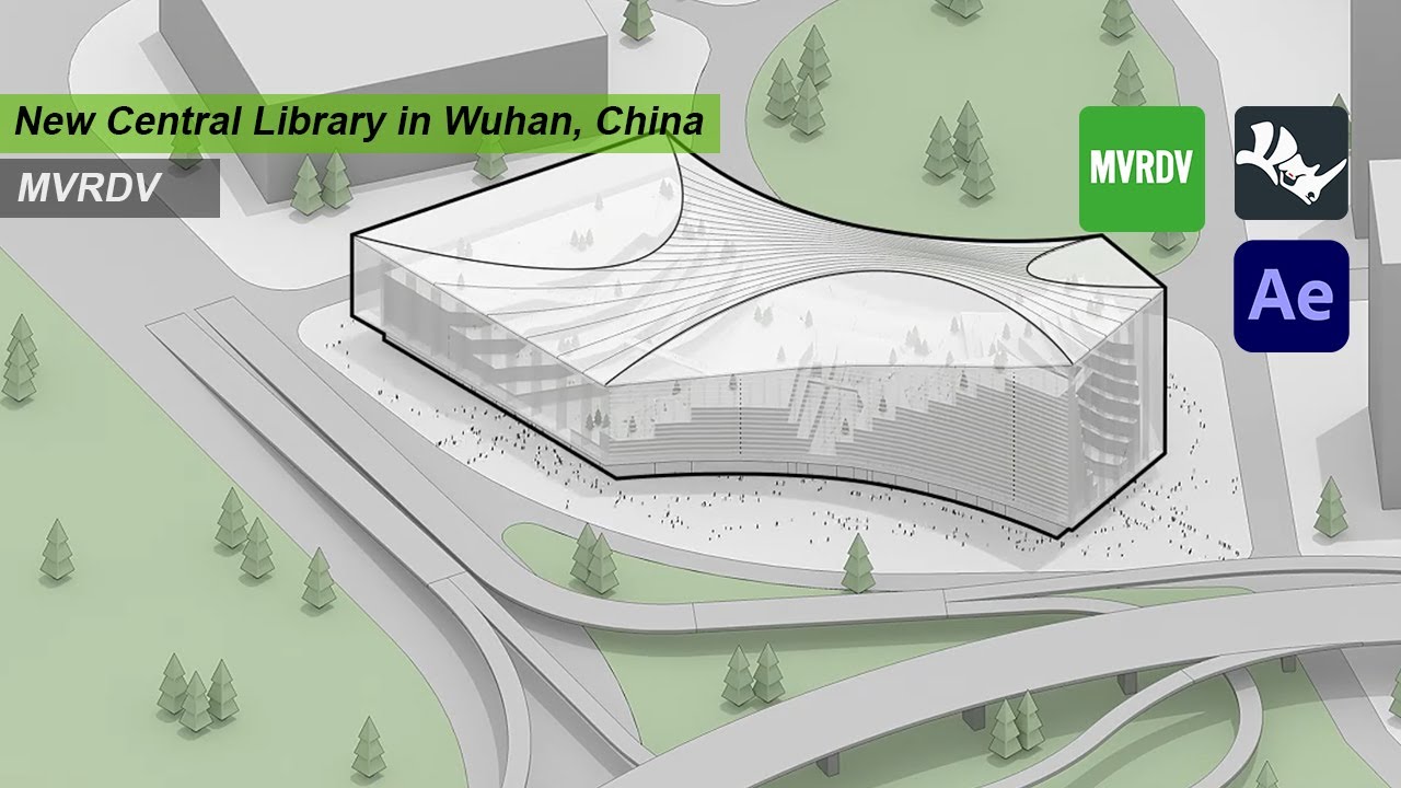 New Central Library in Wuhan, China | MVRDV - YouTube