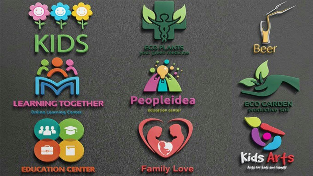 How to create Multiple logo mock-up - YouTube