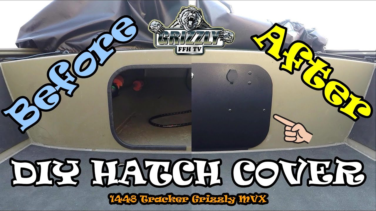 (🐻 GRIZZLY Jon Boats) Removable / Lockable DIY Bow Hatch Cover ...