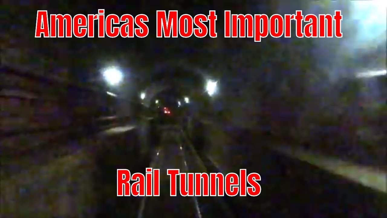 Ride America's Most Important Crumbling Rail Tunnels - YouTube